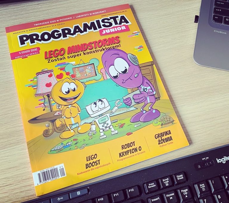 Programista Junior 3 – przegląd nowego numeru magazynu o programowaniu dla dzieci | Signum Temporis